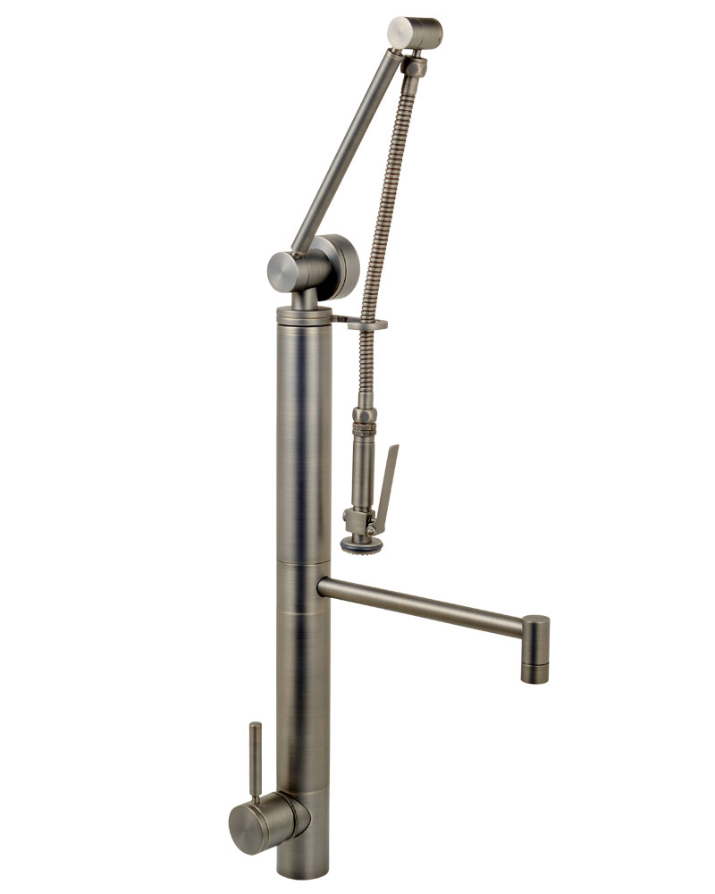 Waterstone Contemporary Gantry Pulldown Faucet | Straight Spout | 3700