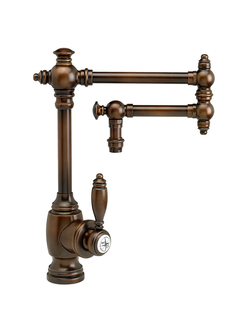 Waterstone Towson Traditional Kitchen Faucet | 12" Articulated Spout ...