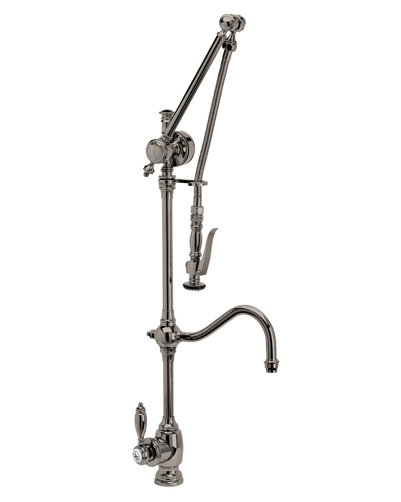 Waterstone Traditional Gantry Pulldown Faucet | Hook Spout | 4400