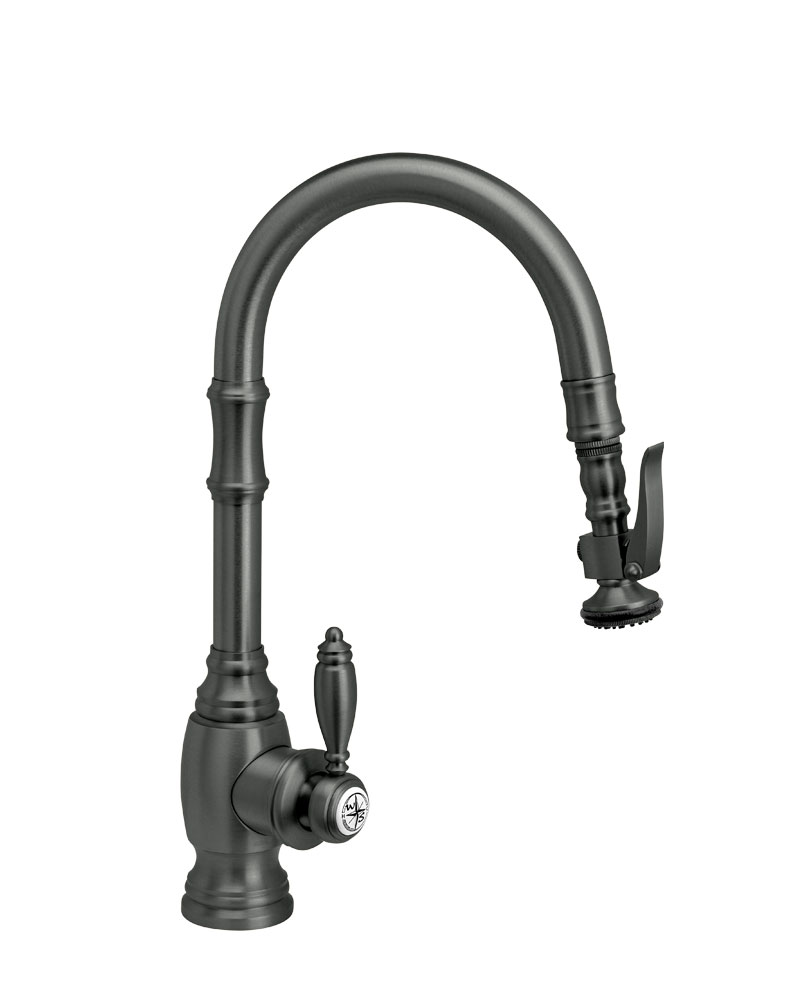 Waterstone Traditional Prep Size PLP Pulldown Faucet | Angled Spout | 5210